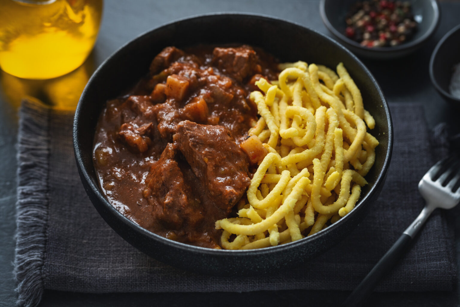 German Meatballs with Caper Cream Sauce - Königsberger Klopse